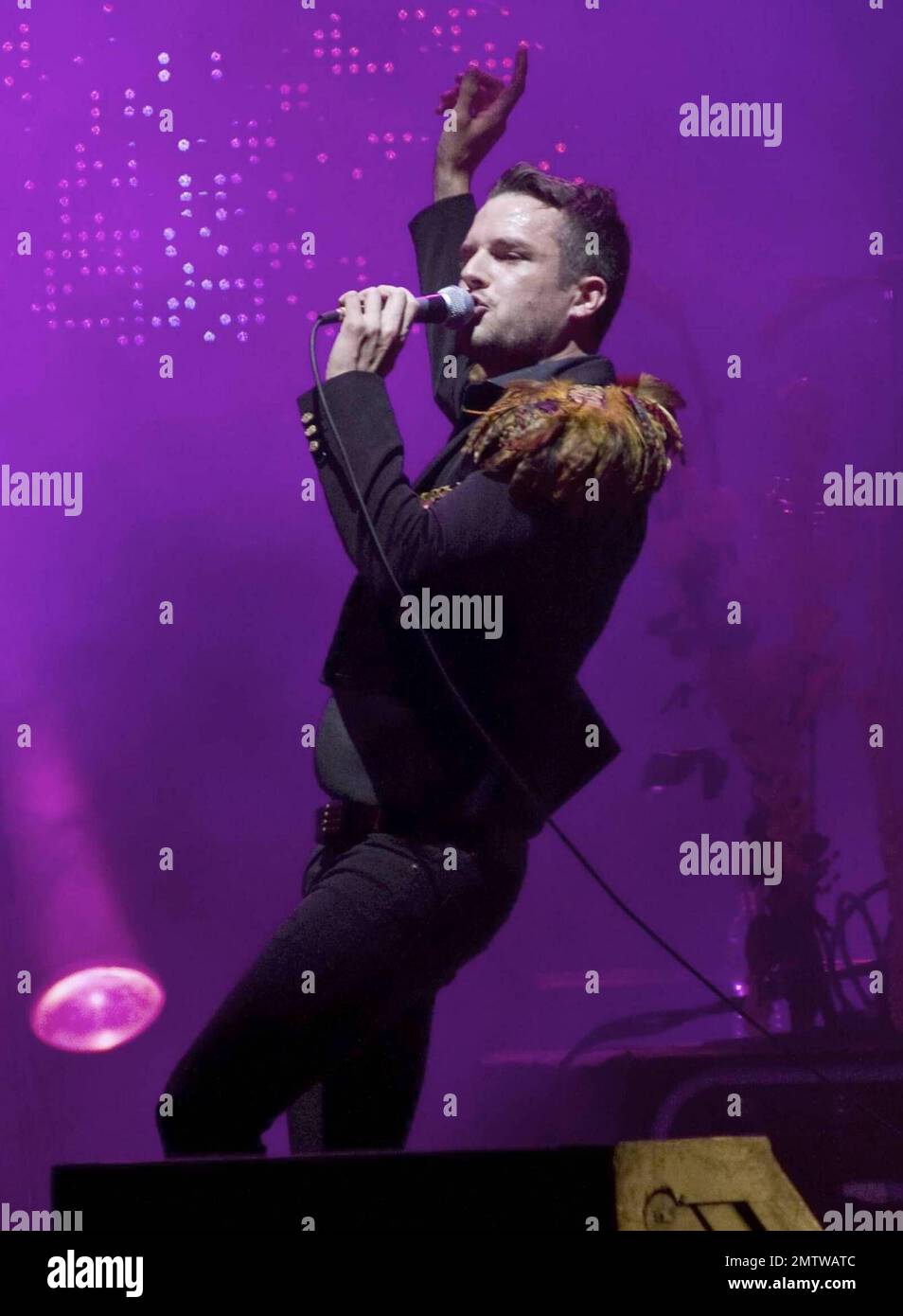 The Killers performs live in concert at American Airlines Arena in ...