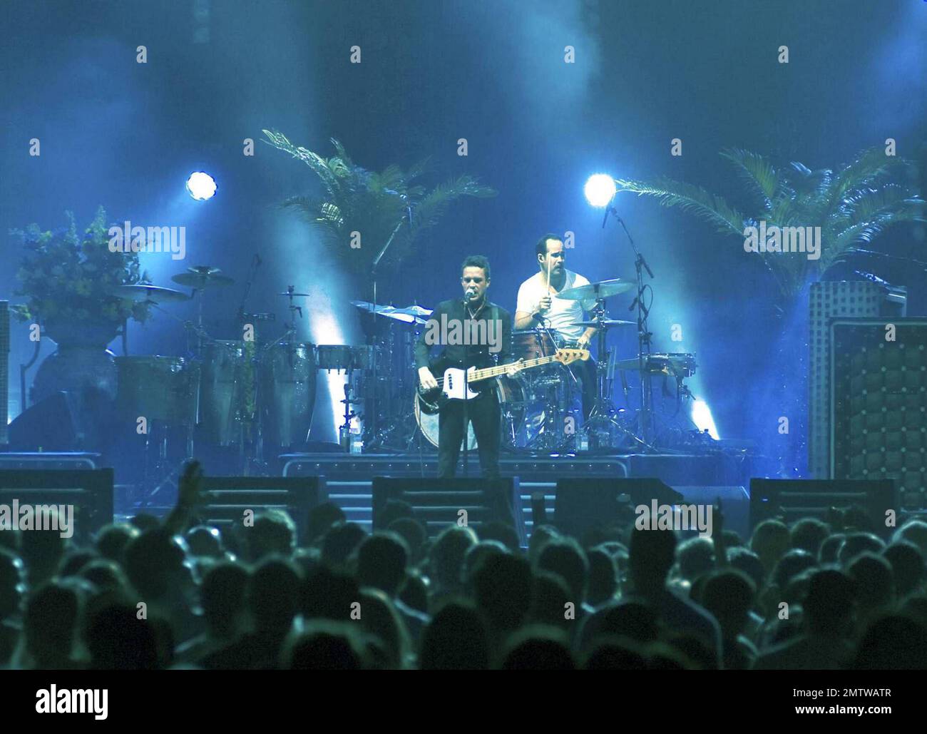 The Killers performs live in concert at American Airlines Arena in ...