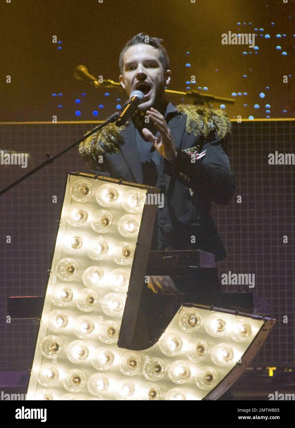 The Killers performs live in concert at American Airlines Arena in ...