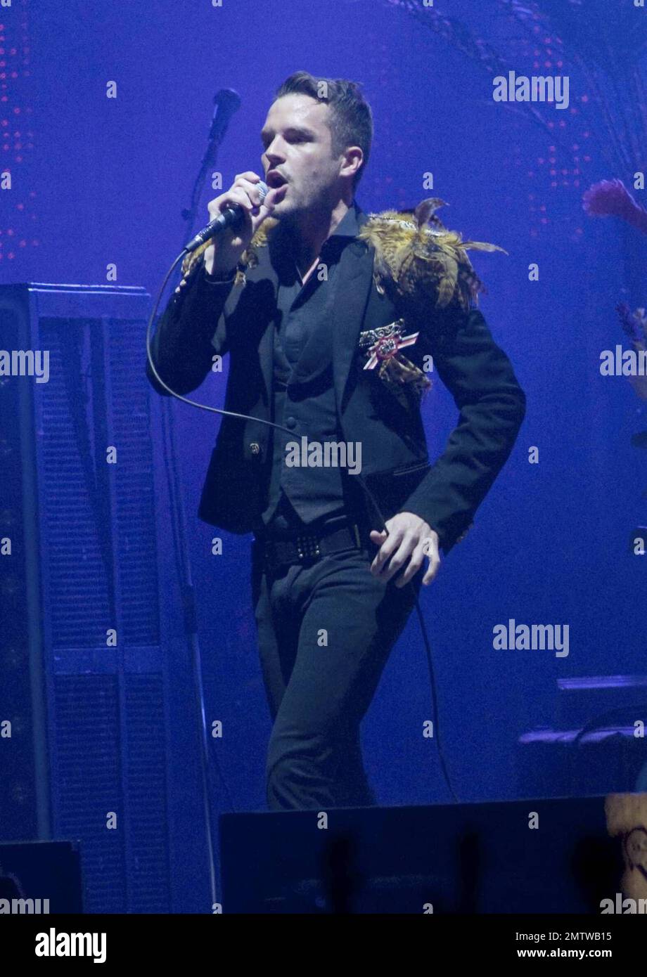The Killers performs live in concert at American Airlines Arena in ...