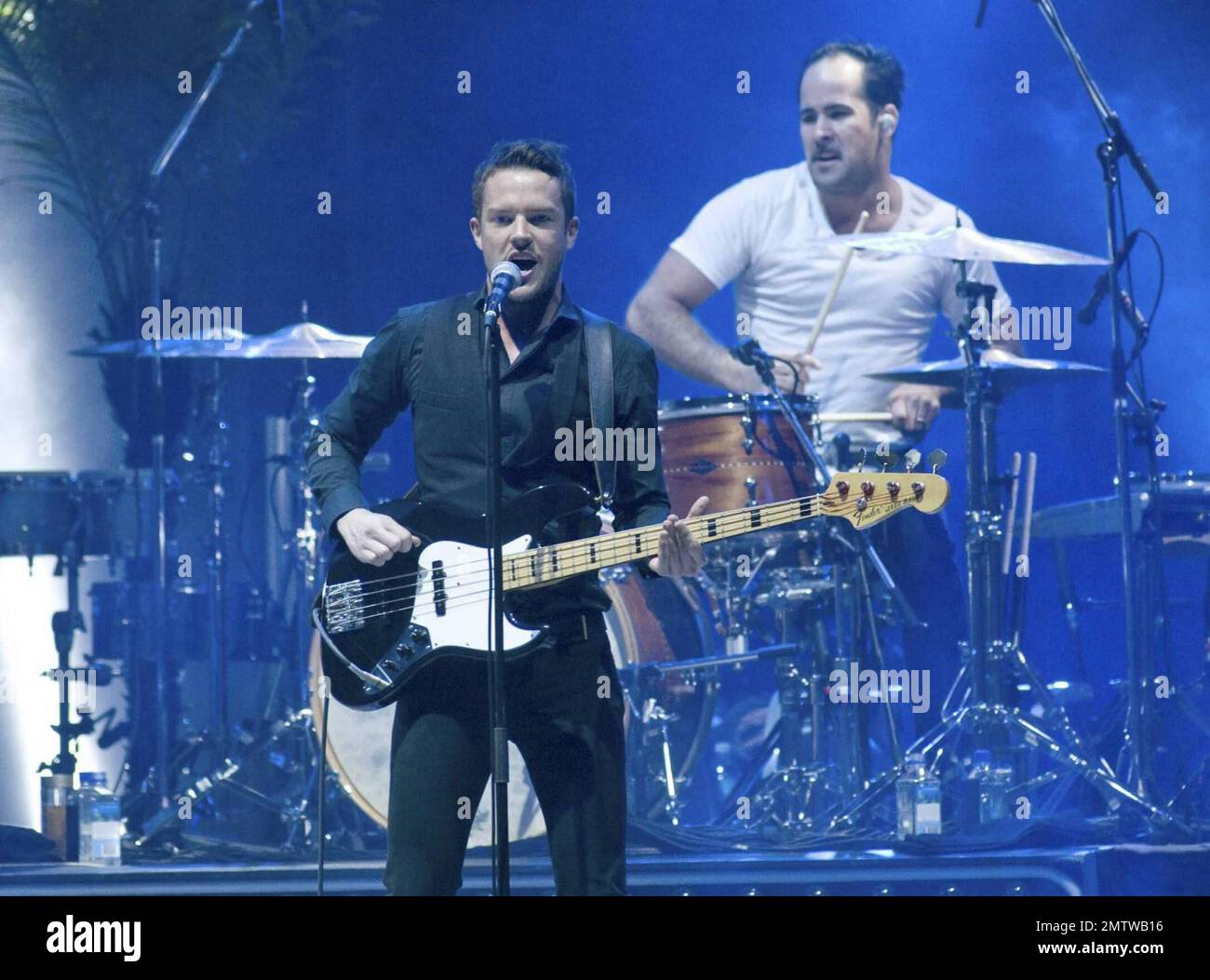 The Killers performs live in concert at American Airlines Arena in ...