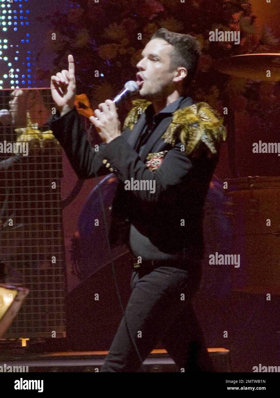 The Killers performs live in concert at American Airlines Arena in ...