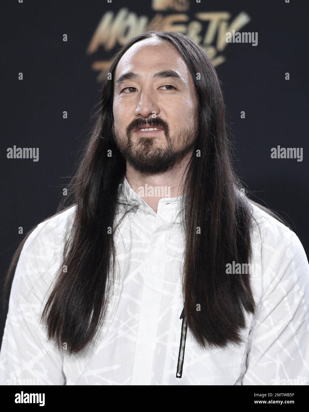 Steve Aoki arrives at the MTV Movie and TV Awards at the Shrine ...