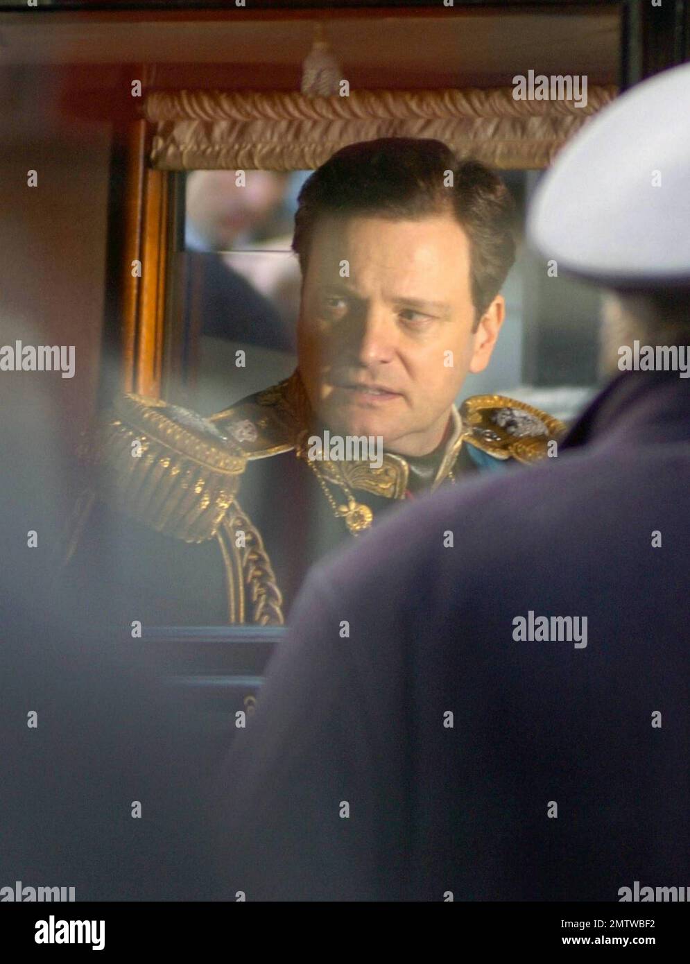 - Colin Firth and Geoffrey Rush film scenes for "The King's Speech ...
