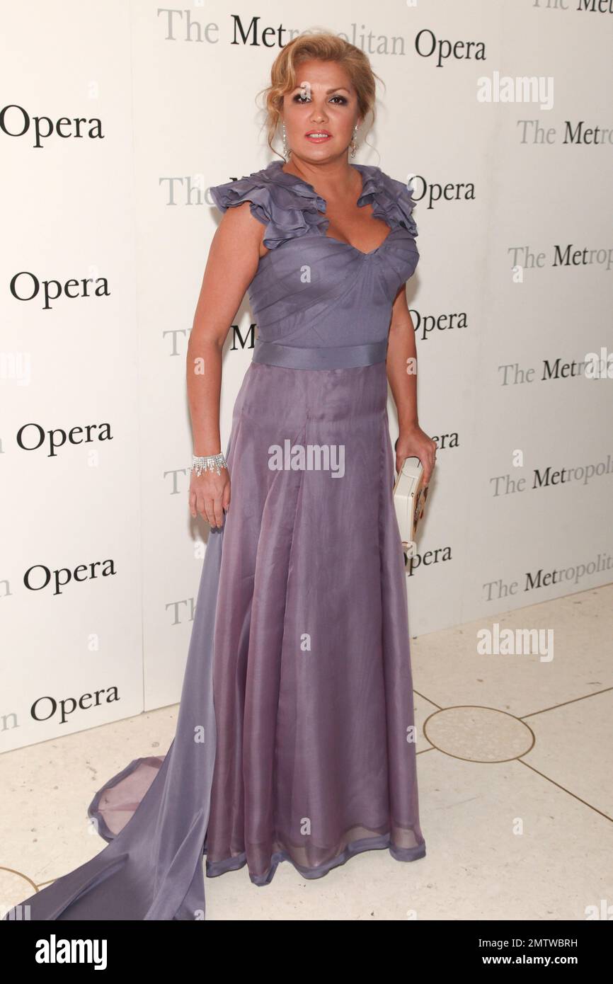 Anna Netrebko attends The Metropolitan Opera's 50th anniversary at ...