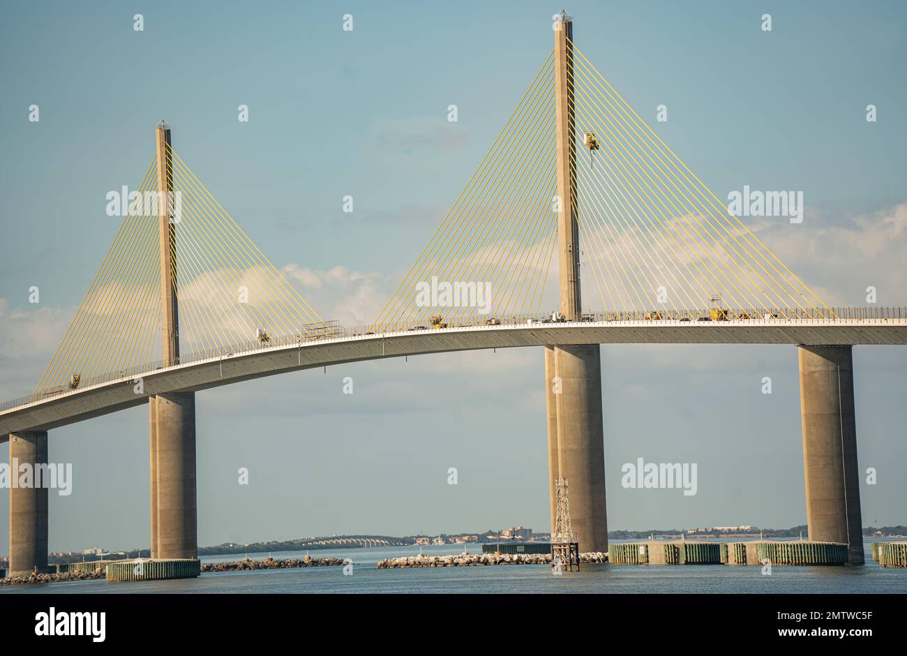 Saint Petersburg, Florida - January 31, 2023: Beautiful Sunshine Skyway ...