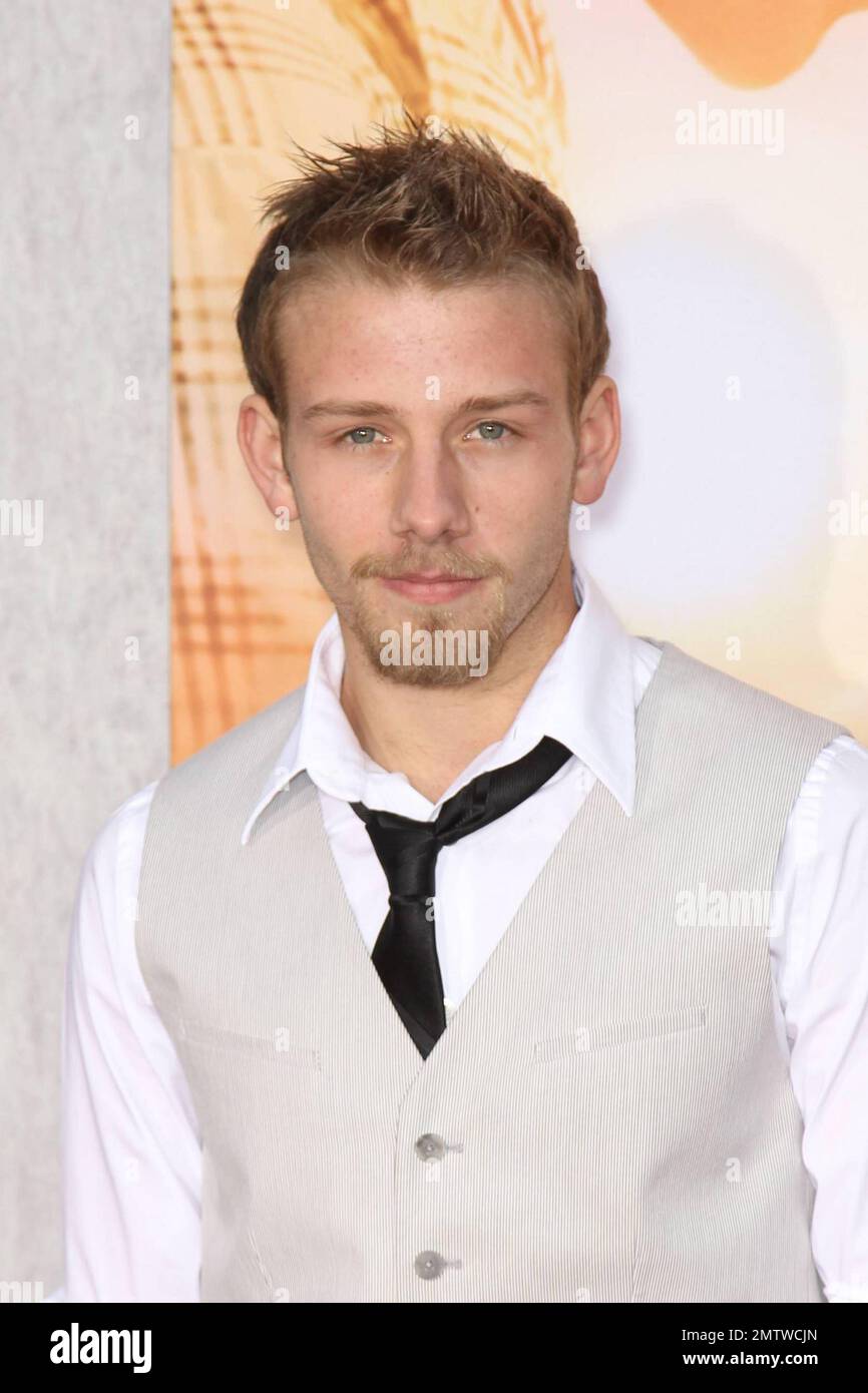 Adam Barnett arrives to the Los Angeles premiere of "The Last Song" at ...