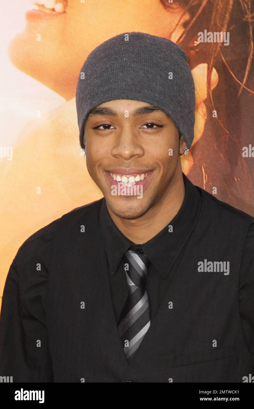 M Dot Finley arrives to the Los Angeles premiere of "The Last Song" at ...