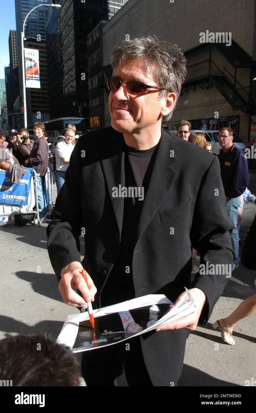 Arrivals at The Late Show With David Letterman included Craig Ferguson ...
