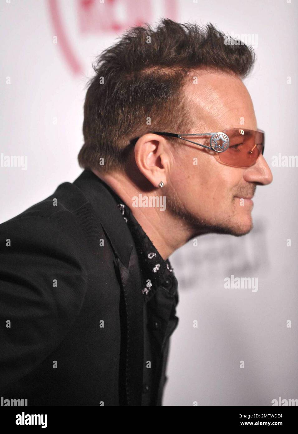 Bono arrives at The Ace Hotel for the premiere of "The Lazarus Effect ...
