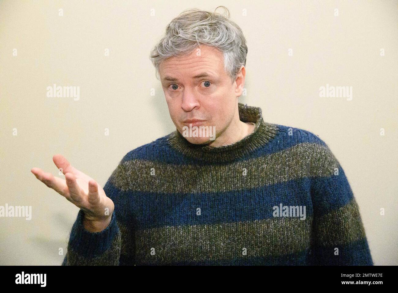 Cologne, Deutschland. 01st Feb, 2023. Actor Daniel AICHINGER plays the ...