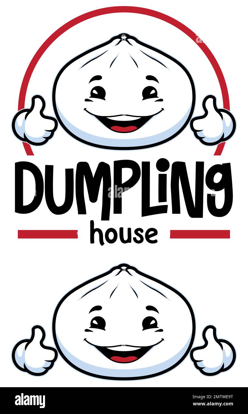 Dumpling House Mascot Stock Vector Image & Art - Alamy