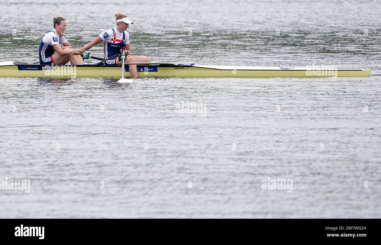 Great Britain's Karen Bennett and Holly Norton celebrate after winning ...