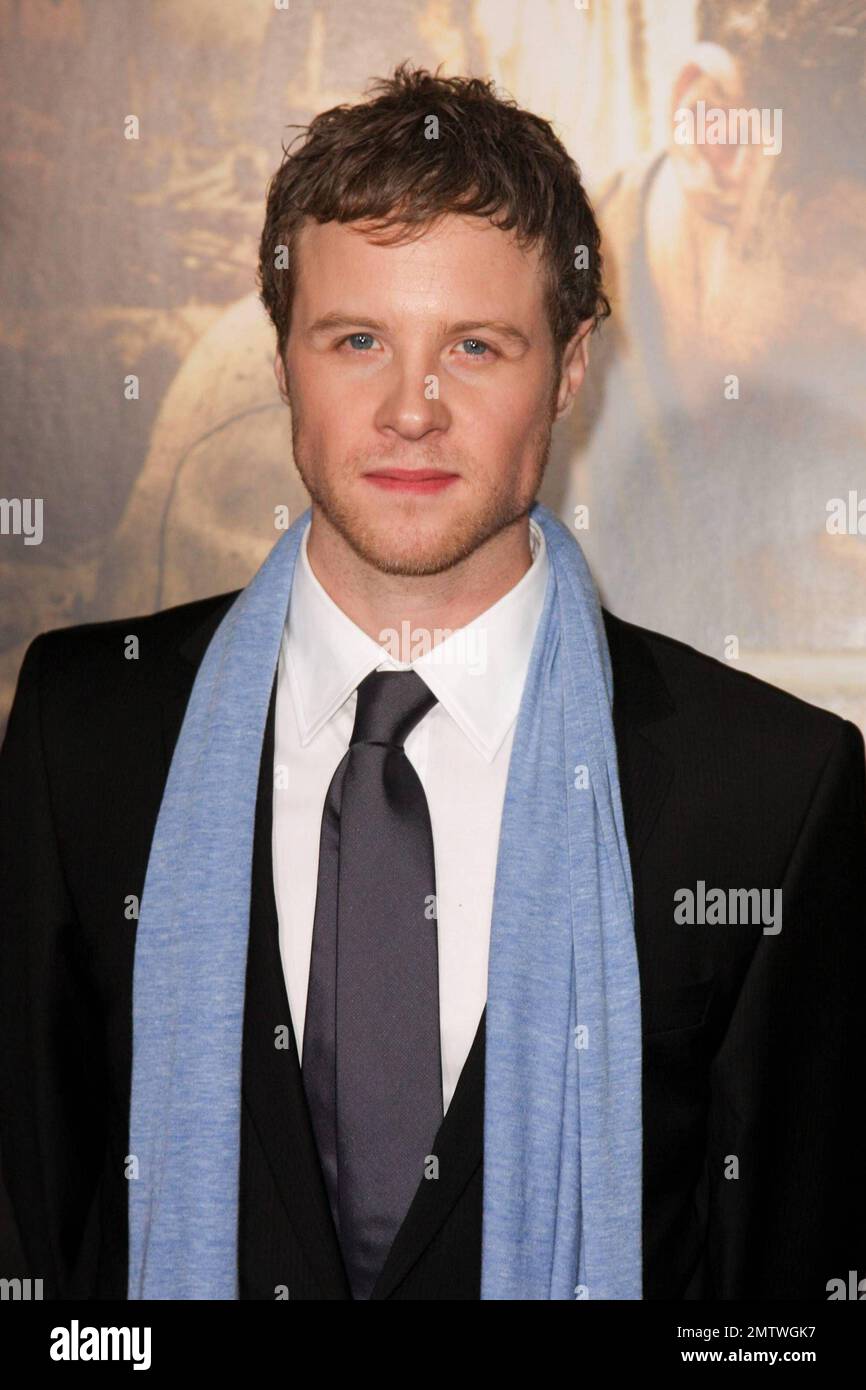 Ashton Holmes arrives to the premiere of the HBO miniseries, "The ...