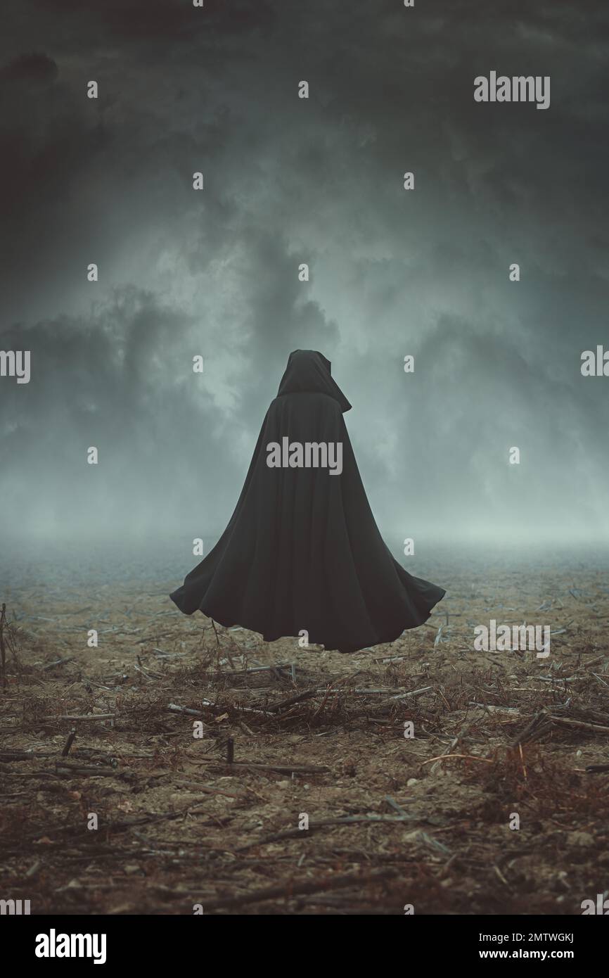 Mysterious spirit figure in hi-res stock photography and images - Alamy