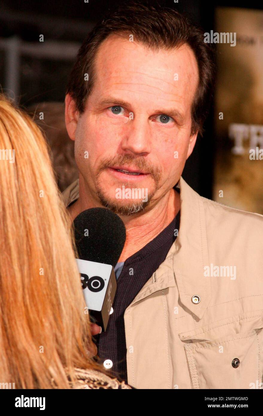 Bill Paxton arrives to the premiere of the HBO miniseries, "The Pacific ...