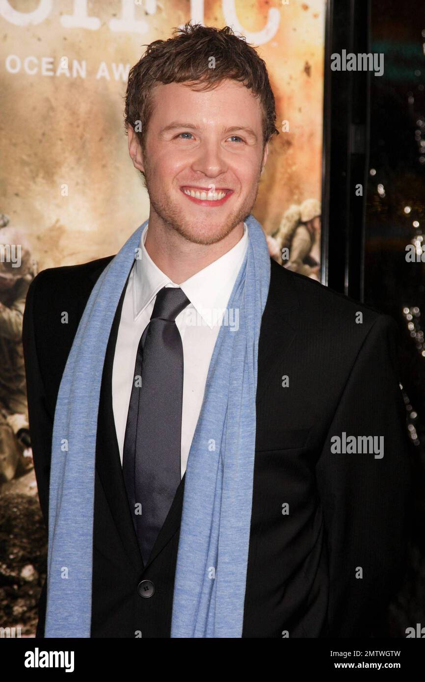 Ashton Holmes arrives to the premiere of the HBO miniseries, "The ...