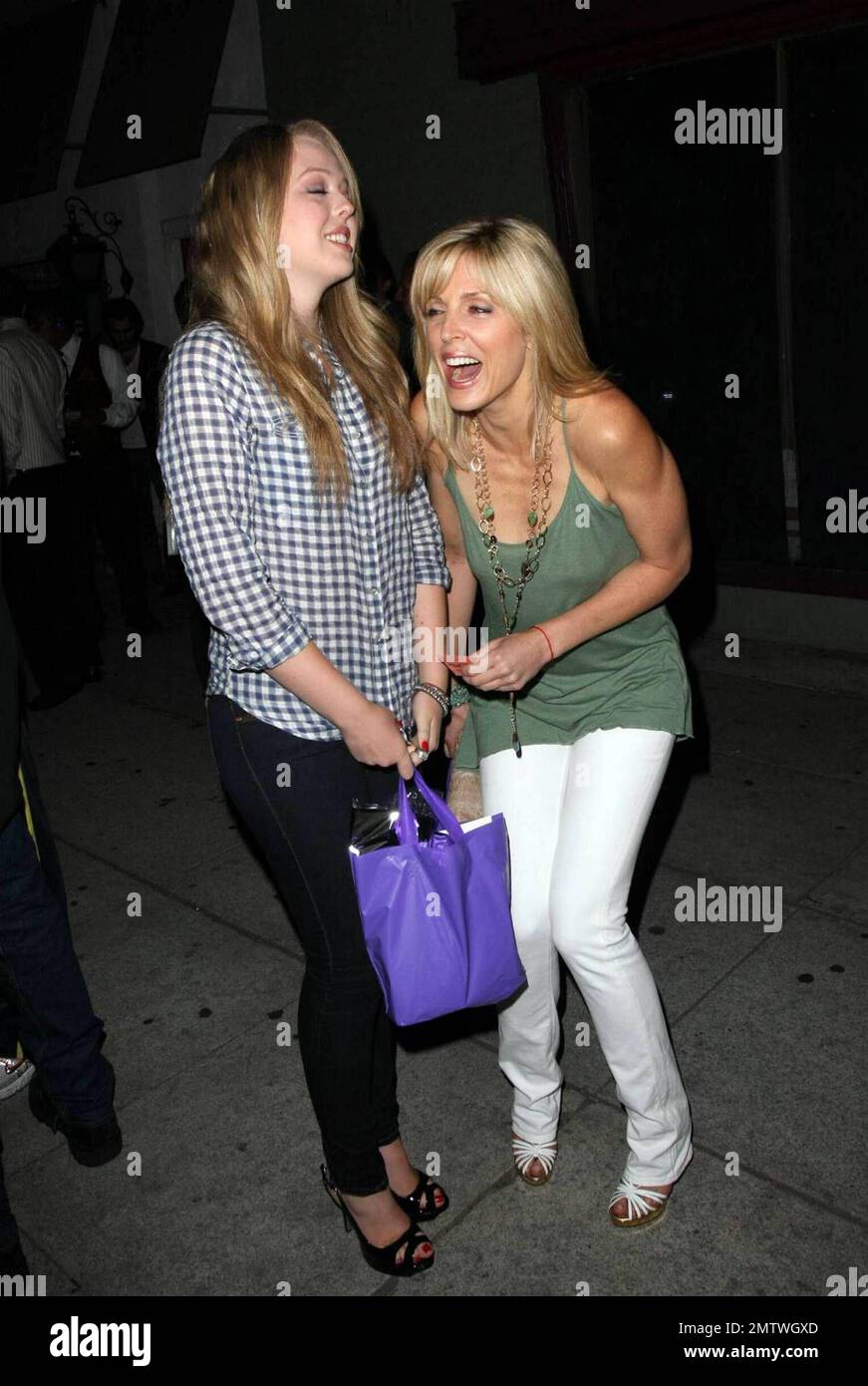 Marla Maples at the grand opening of The Painted Nail in Sherman Oaks ...