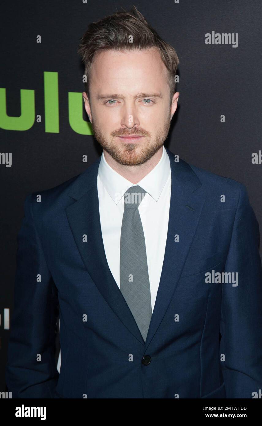 Aaron Paul attending the Los Angeles premiere of the Hulu Original ...