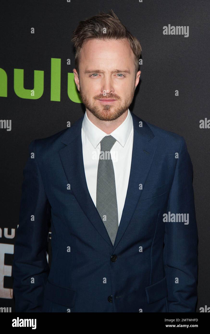 Aaron Paul attending the Los Angeles premiere of the Hulu Original ...