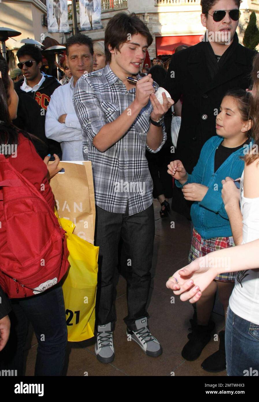 Gregg Sulkin arrives to the premiere of the family film "The Perfect ...