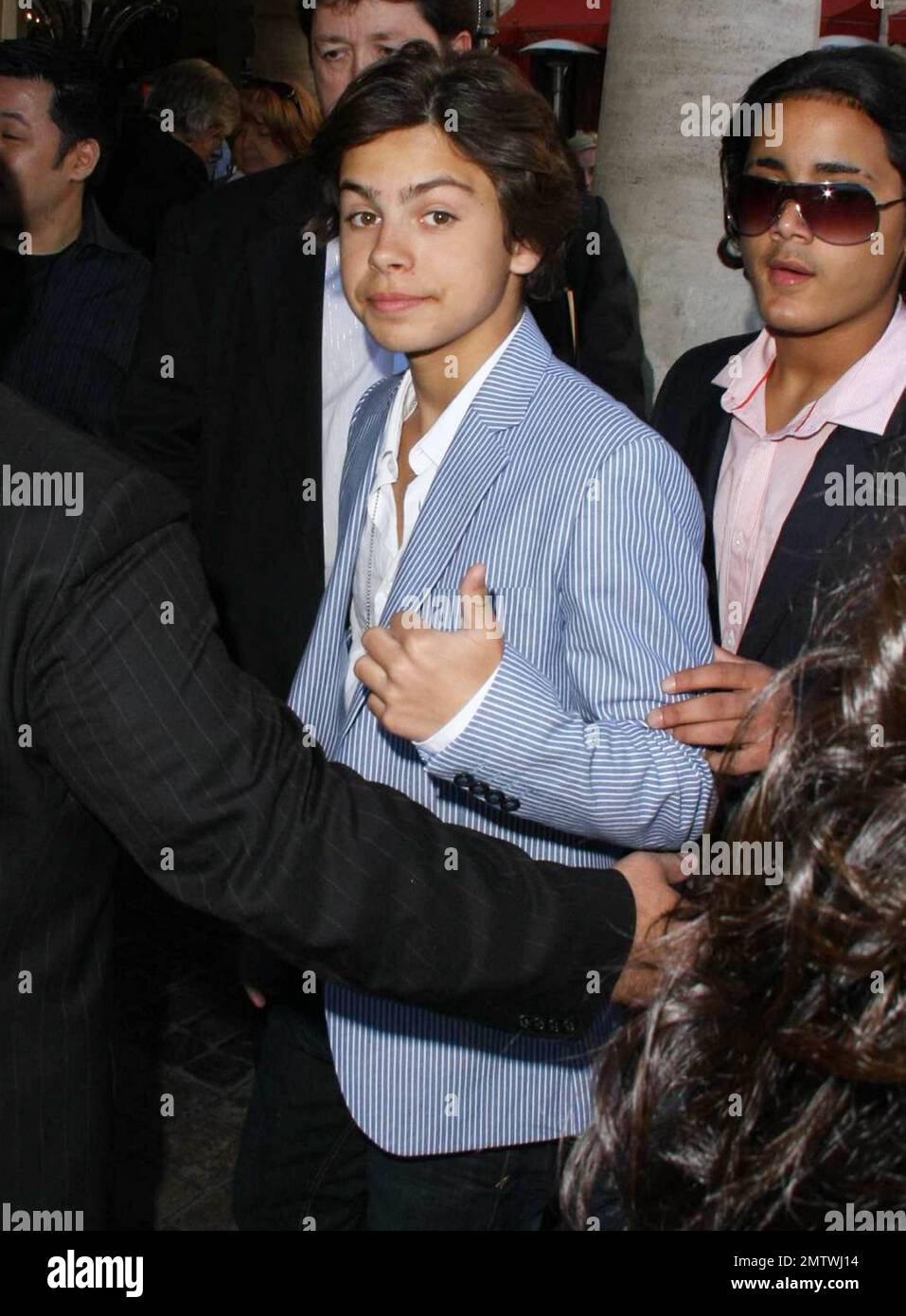 Jake T. Austin arrives to the premiere of the family film "The Perfect ...