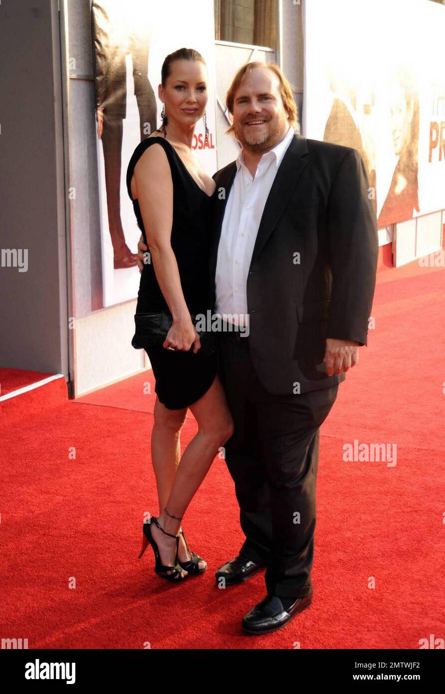 Fay Byrd and Kevin Farley at the premiere for "The Proposal" at the El ...