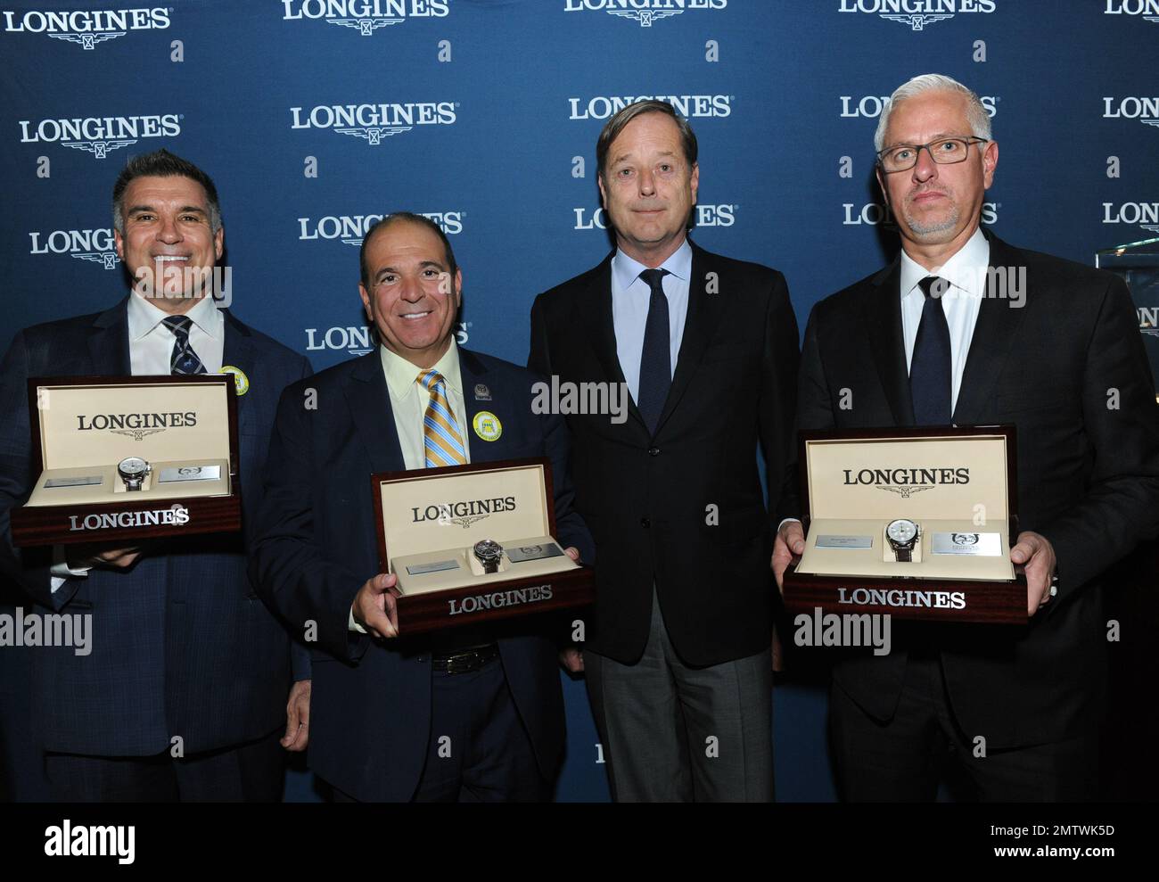 IMAGE DISTRIBUTED FOR LONGINES - Charles Villoz, second right, Vice ...