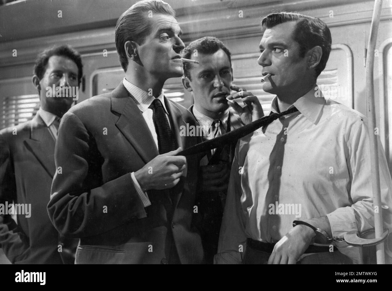 1953 france howard vernon eddie constantine director hi-res stock ...