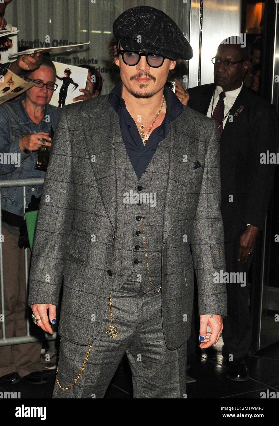 Johnny Depp at "The Rum Diary" NYC premiere at the Museum of Modern Art ...