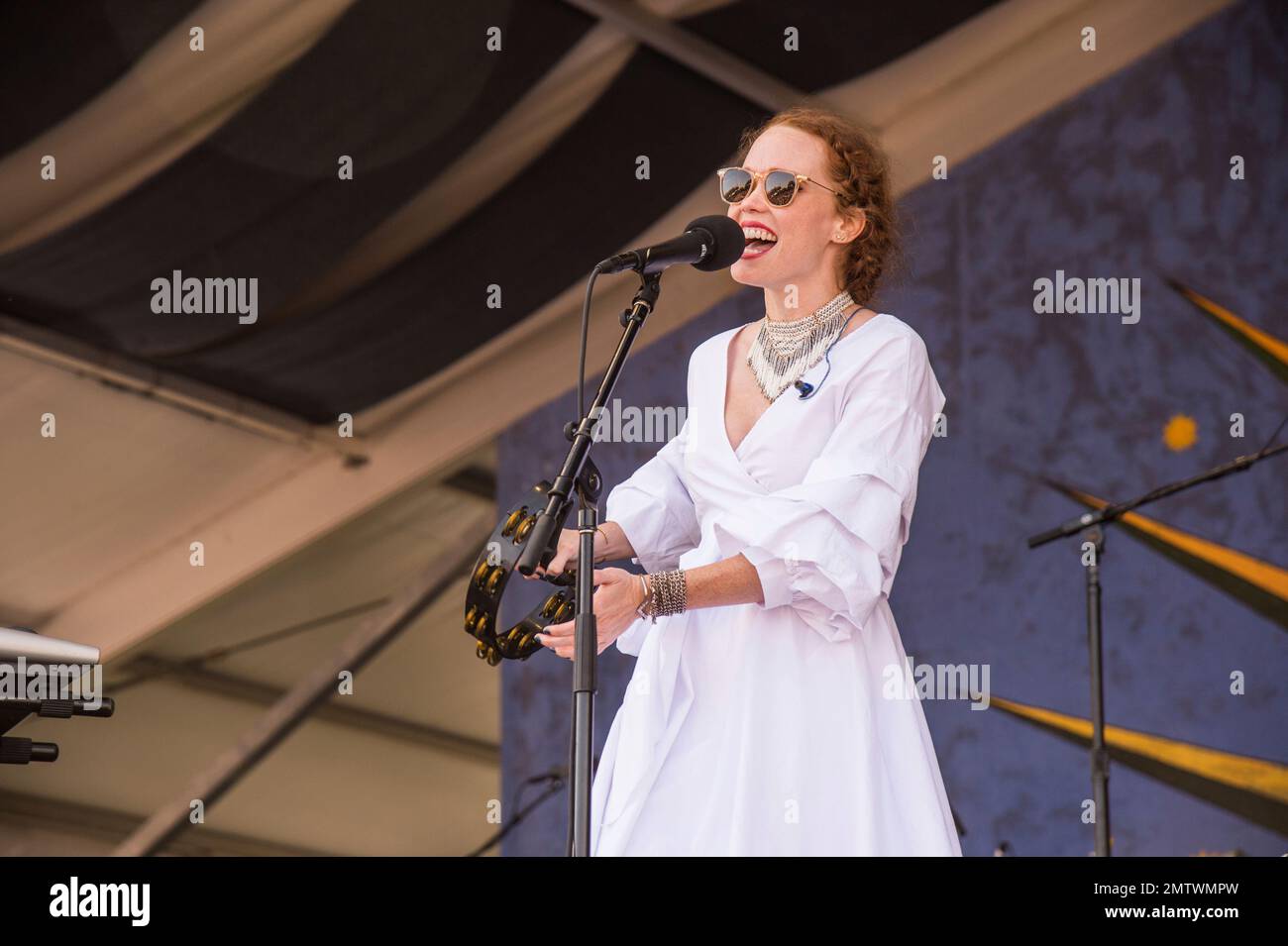 Nora Patterson of Royal Teeth performs at the New Orleans Jazz and ...