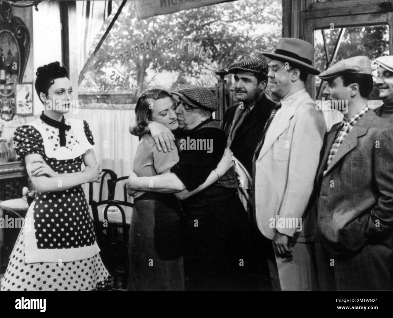 1939 france director jean boyer michel simon arletty hi-res stock ...