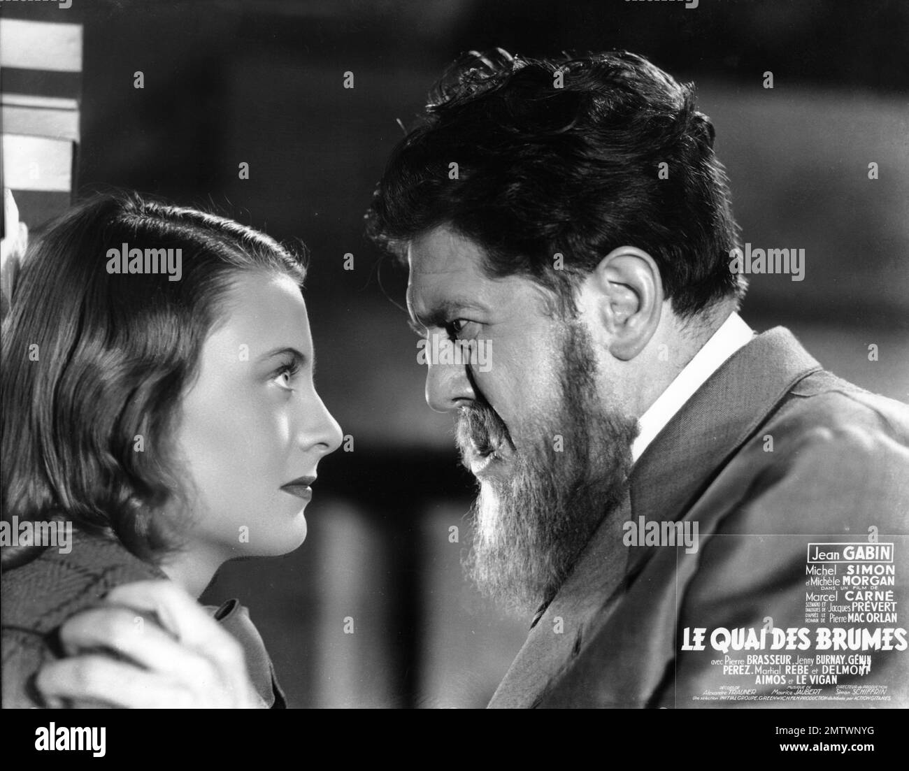 1938 france michele morgan michel simon director hi-res stock ...