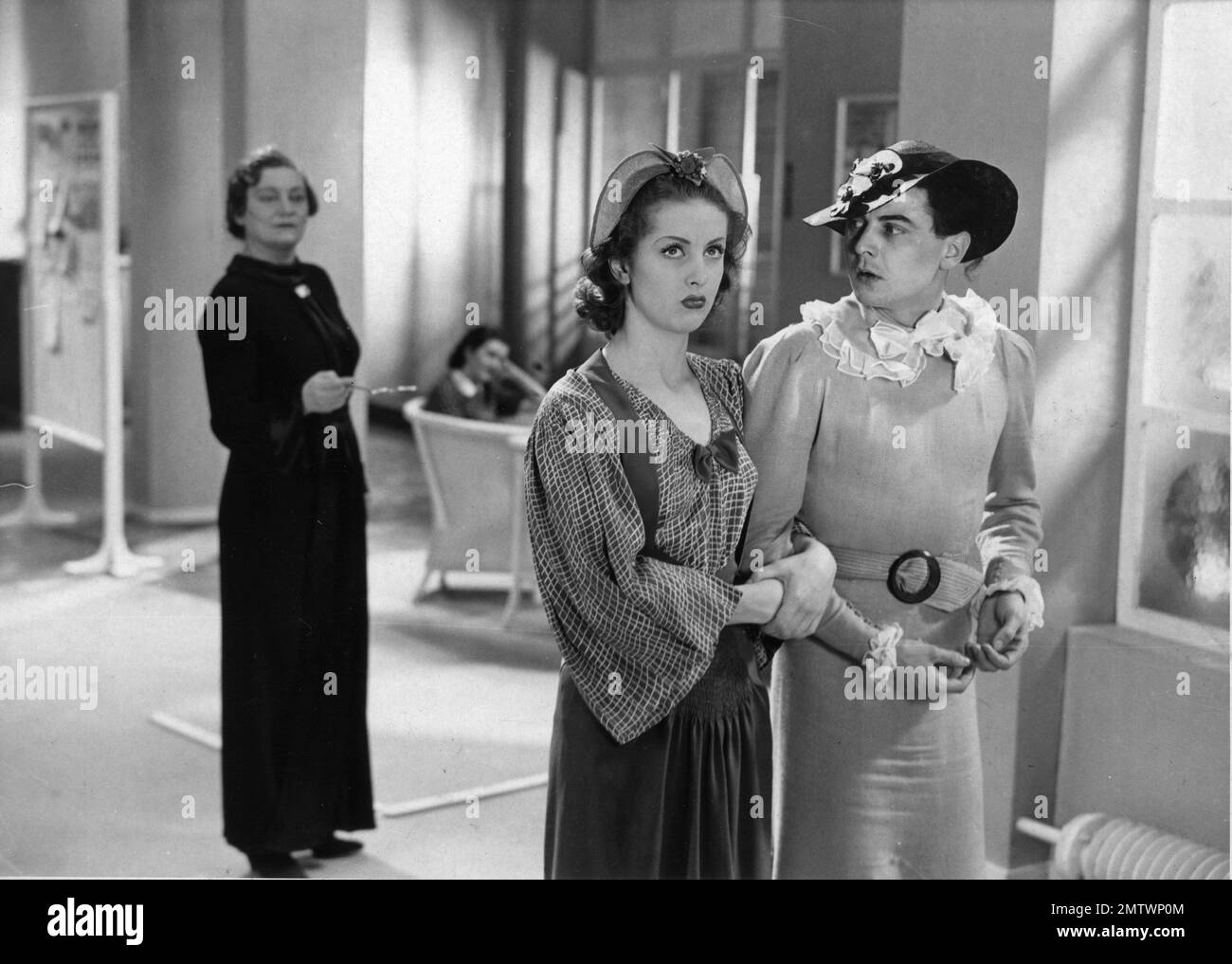 Jacques deval eve francis danielle darrieux hi-res stock photography ...
