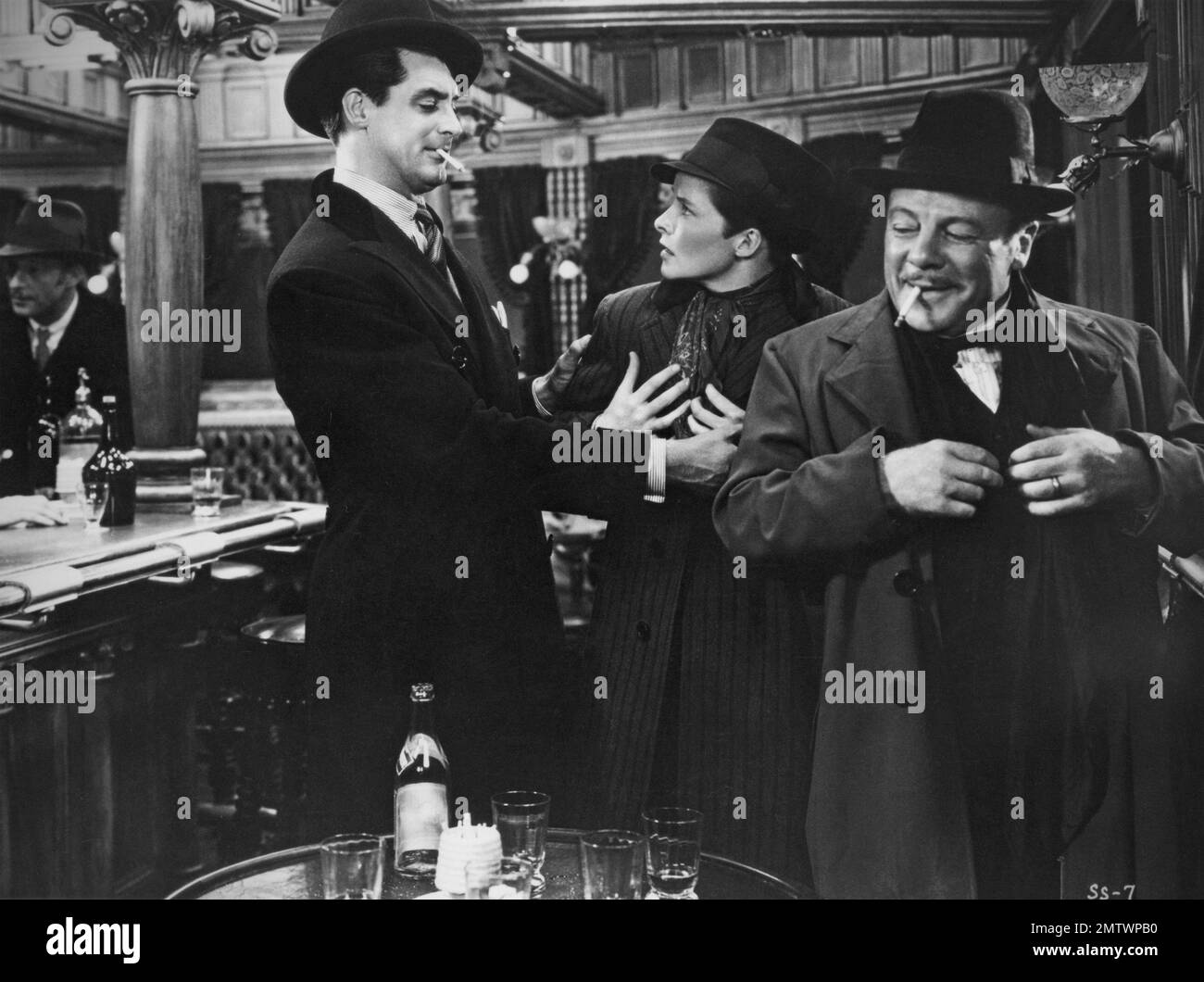 George cukor cary grant katharine hepburn edmund gwenn hi-res stock ...