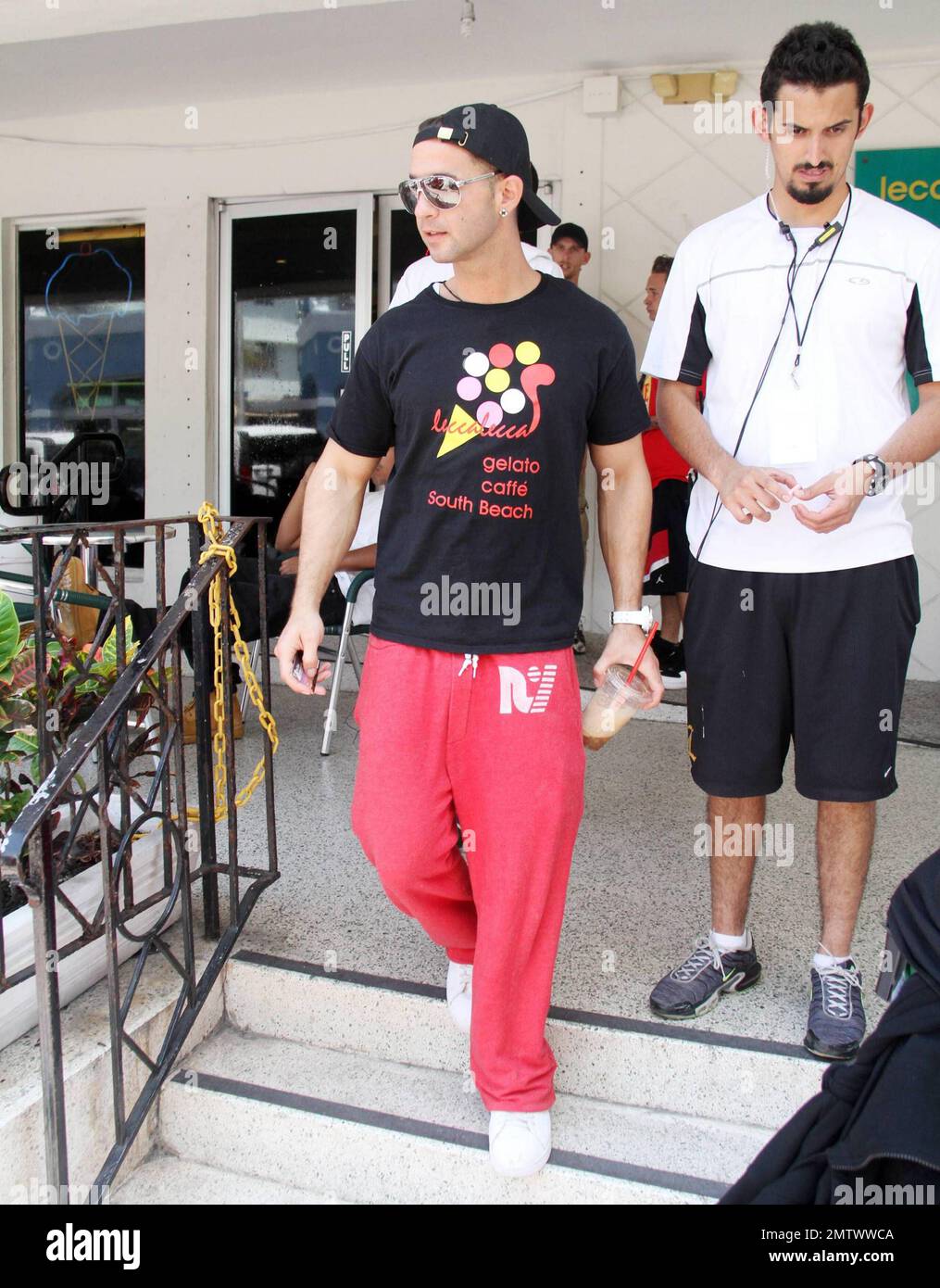 EXCLUSIVE!! Cast member, The Situation from Jersey Shore films at an ...