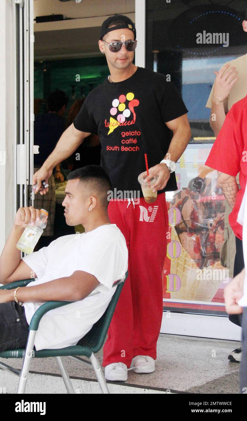 EXCLUSIVE!! Cast member, The Situation from Jersey Shore films at an ...