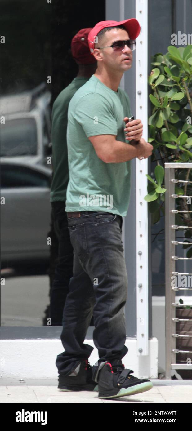 Reality television star Mike 'The Situation' Sorrentino shows off his ...