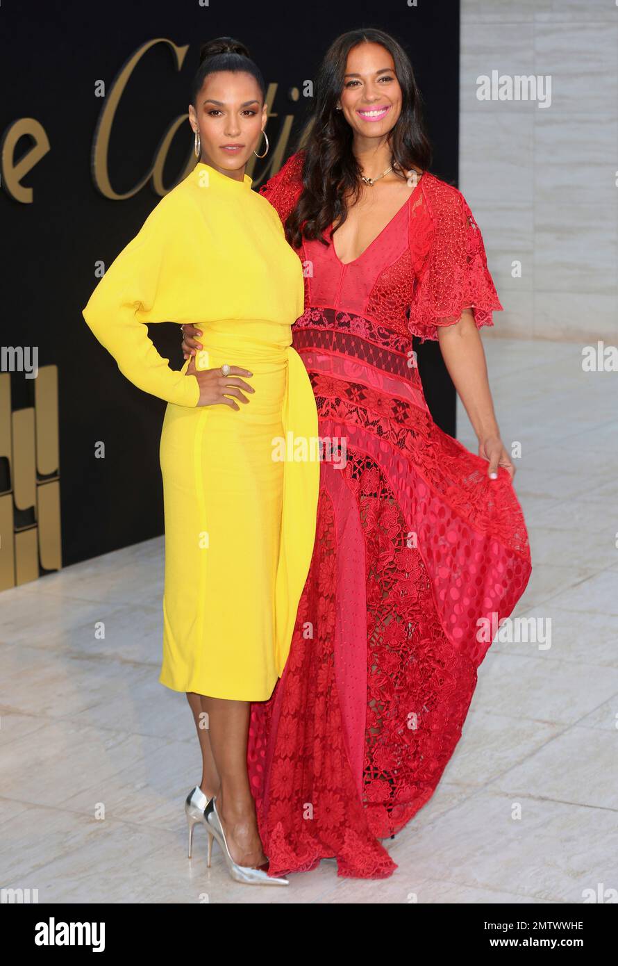 Brooklyn Sudano , left, and Amanda Sudano arrive at The Panthere De ...