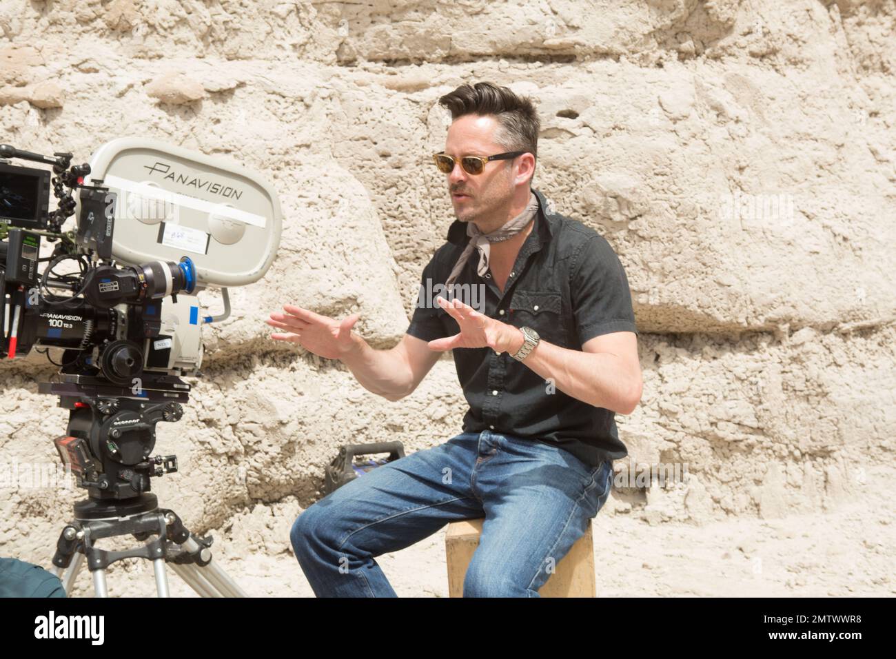 Hostiles Year : 2017 USA Director : Scott Cooper Scott Cooper Shooting picture Stock Photo - Alamy