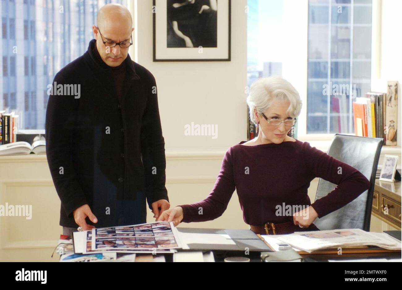 2006 usa director david frankel stanley tucci meryl streep hi-res stock ...