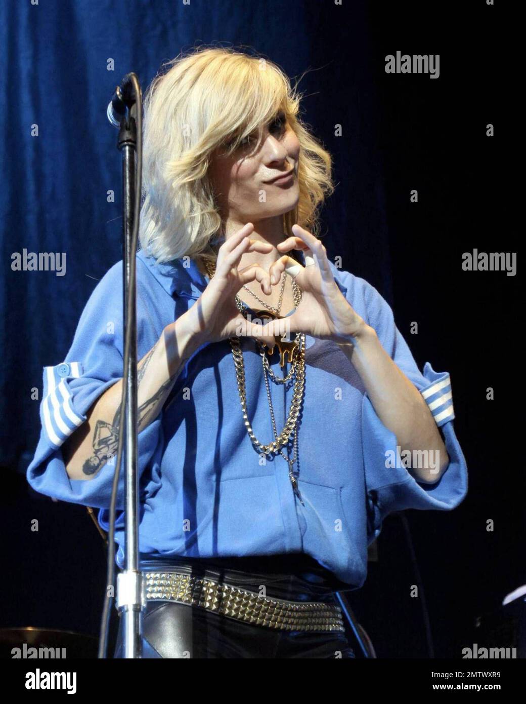 Lead vocalist of The Sounds Maja Ivarsson brings her new wave style to ...