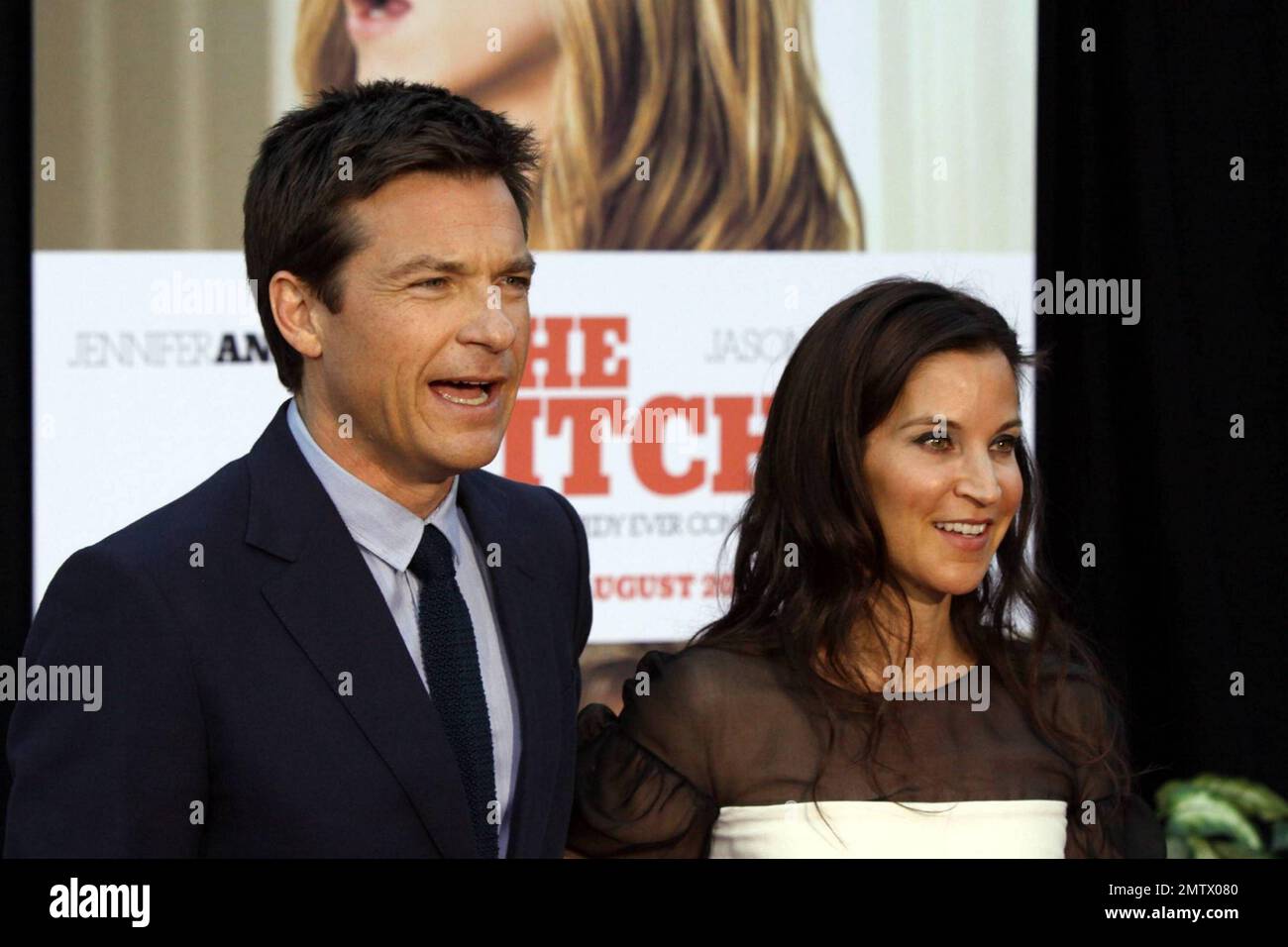 Jason Bateman and wife Amanda Anka at the premiere of "The Switch" at ...