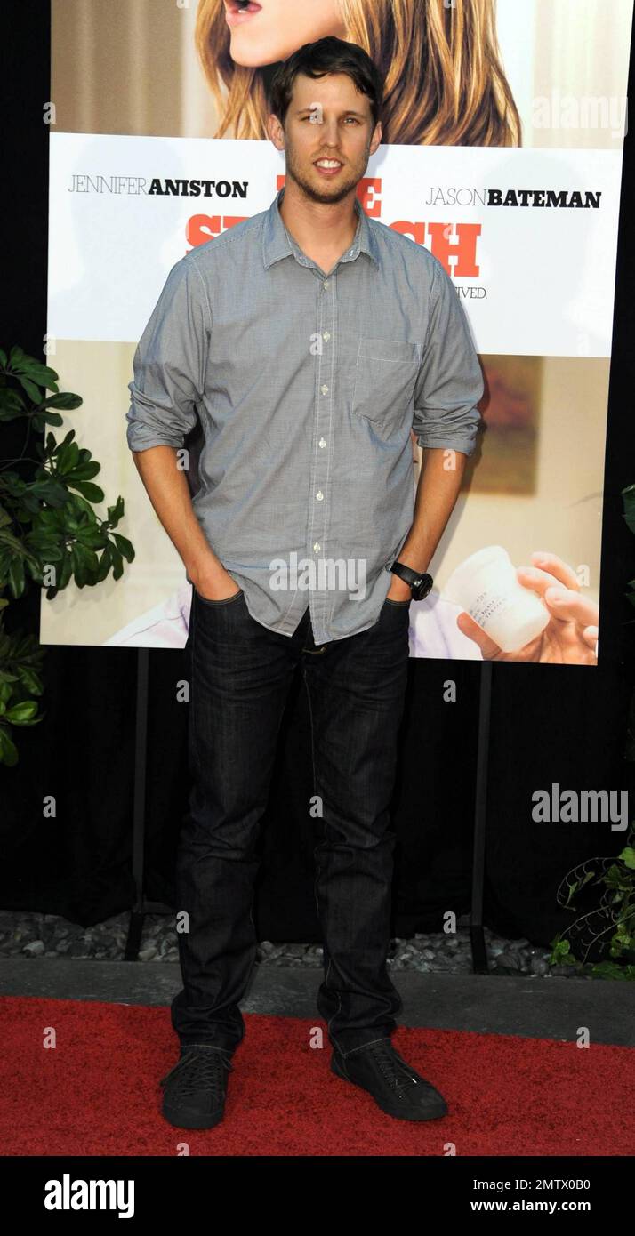 Actor Jon Heder at the premiere of "The Switch" at the Arclight Theatre ...