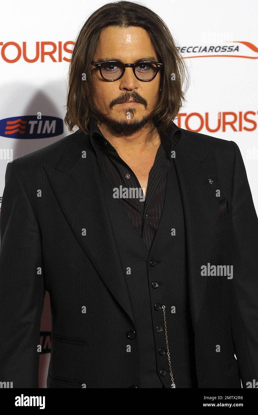 Johnny depp in rome hi-res stock photography and images - Alamy