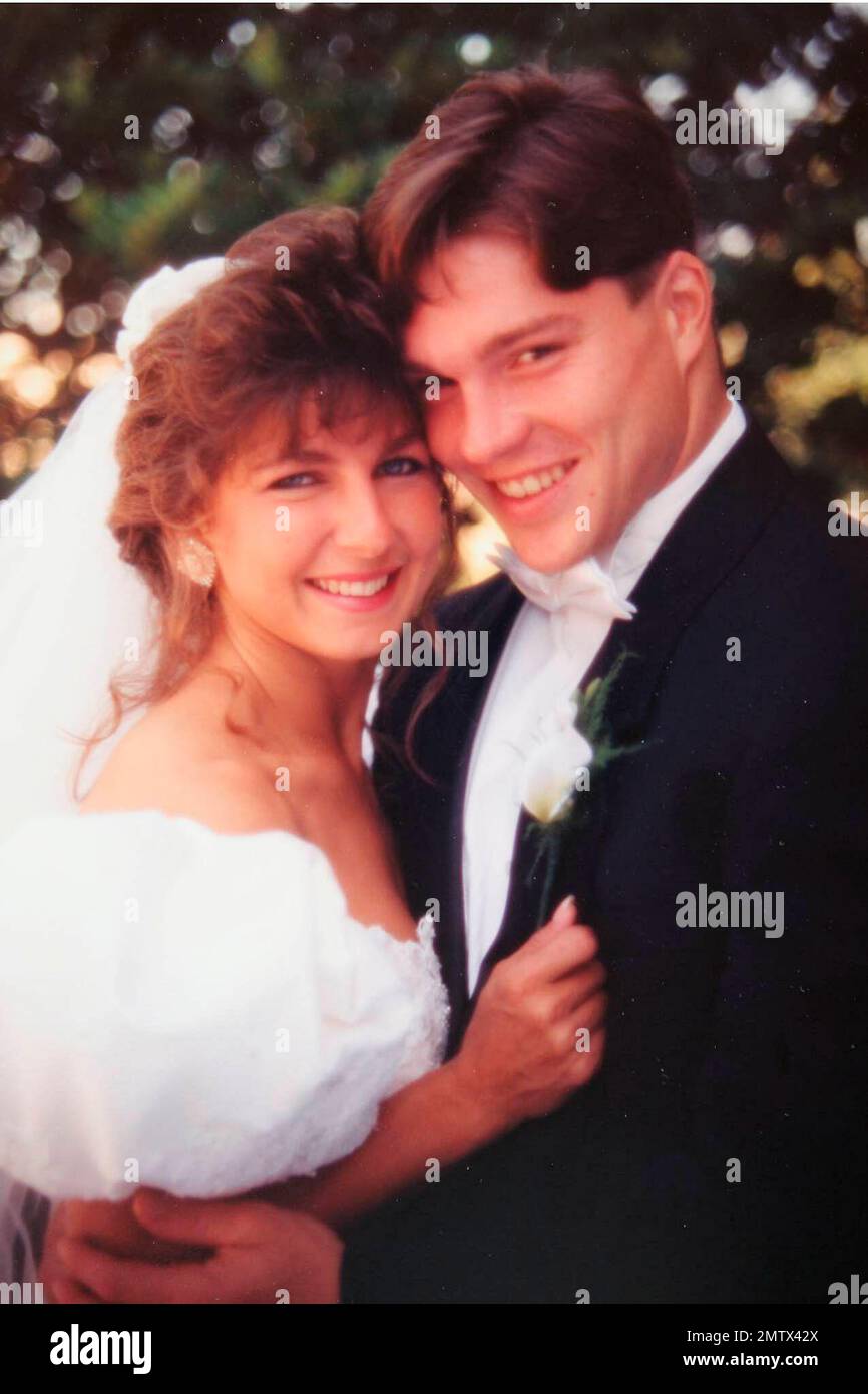 Exclusive!! Michele and Jimmy Waitman on their wedding day in 1991 ...