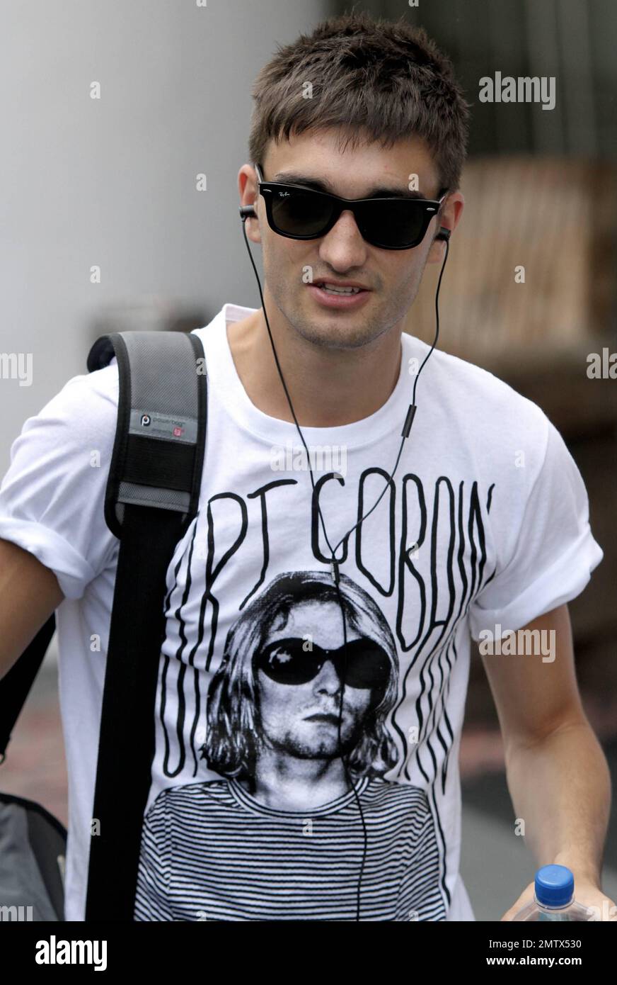 EXCLUSIVE!! Boy band The Wanted greet eager fans as they leave their ...