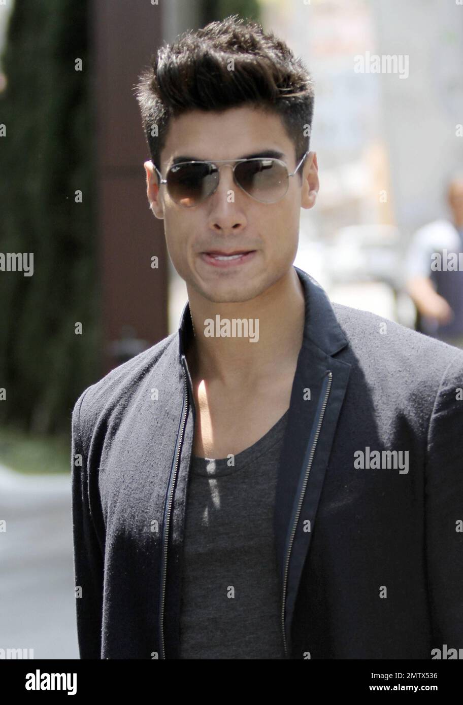 EXCLUSIVE!! Boy band The Wanted greet eager fans as they leave their ...