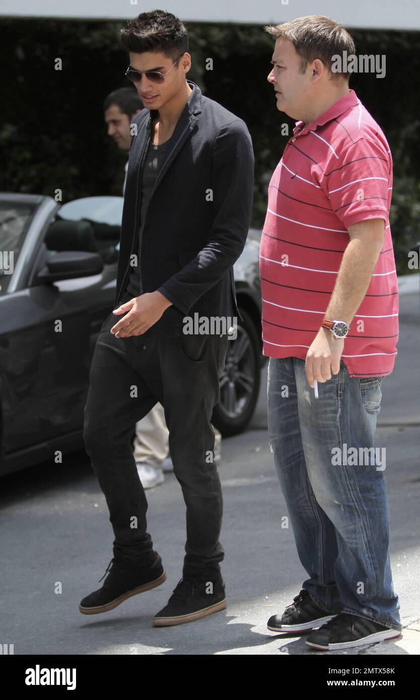 EXCLUSIVE!! Boy band The Wanted greet eager fans as they leave their ...