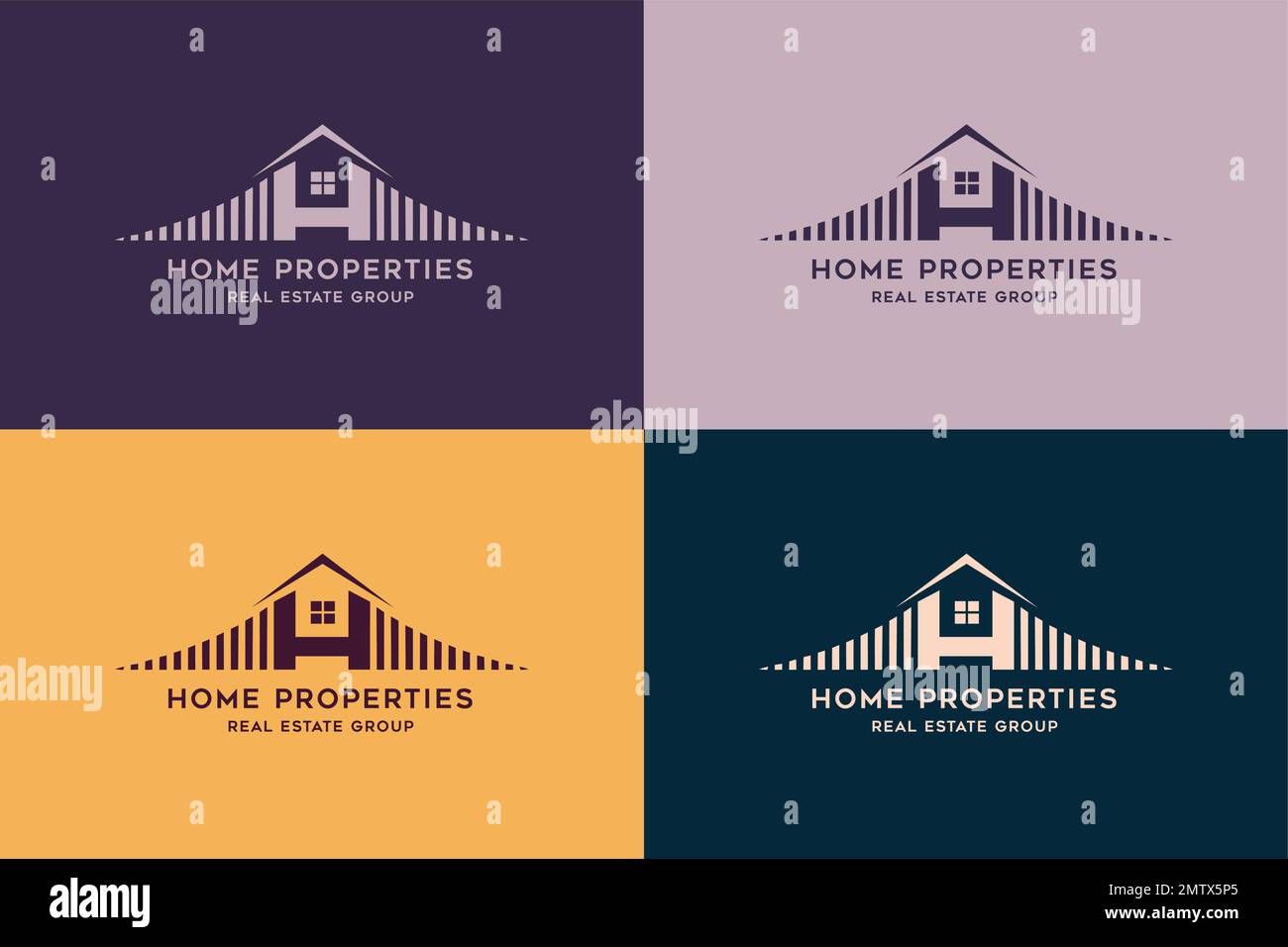 Real estate logo vectors hi-res stock photography and images - Alamy